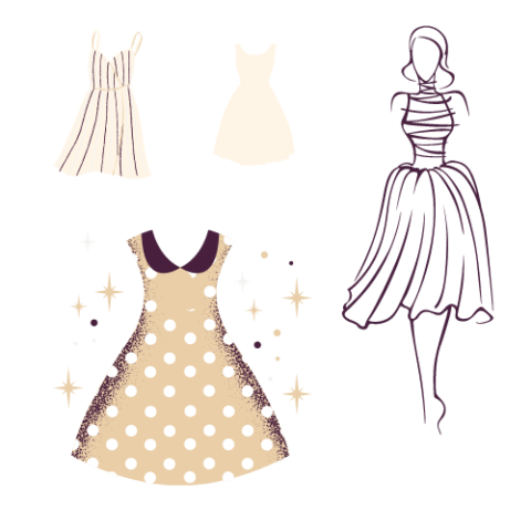 Welche Schnitte und Formen gibt es bei Kleidern?